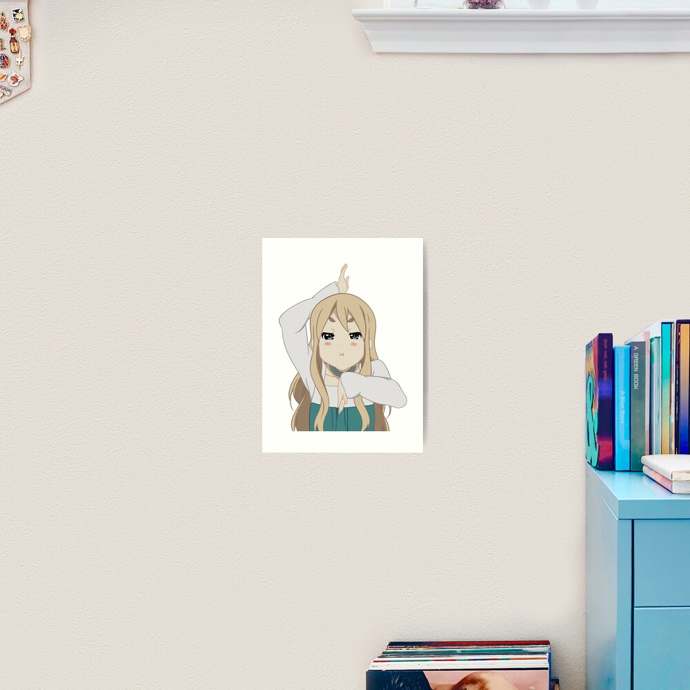 "K-On Mugi" Art Print by skylarssocks | Redbubble