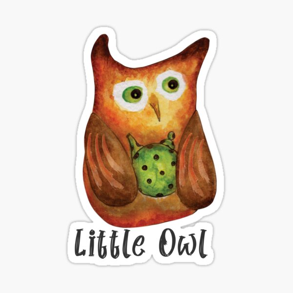"Little Owl" Sticker by SophiaWilliamz | Redbubble