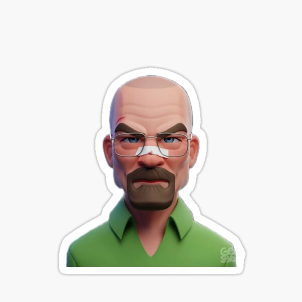 "walter white" Sticker by L-DR | Redbubble