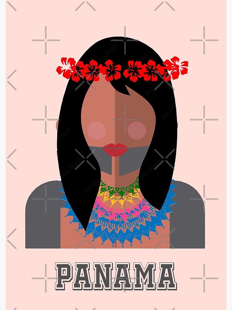 Lámina fotográfica «ilustración indígena embera» de Melquidedec | Redbubble