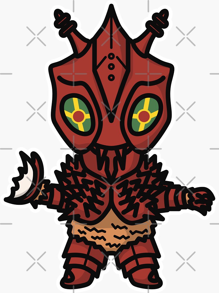 "Alternate Dimension Being Yapool Chibi Style Kawaii" Sticker for Sale ...