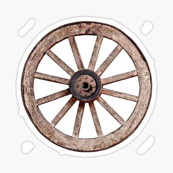 "WAGON WHEEL" Sticker for Sale by RenoSong | Redbubble