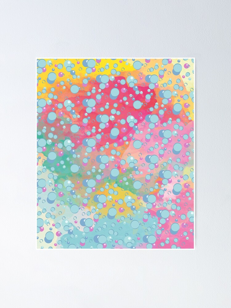 "Pretty Bubbles" Poster for Sale by jaxaredbubble | Redbubble