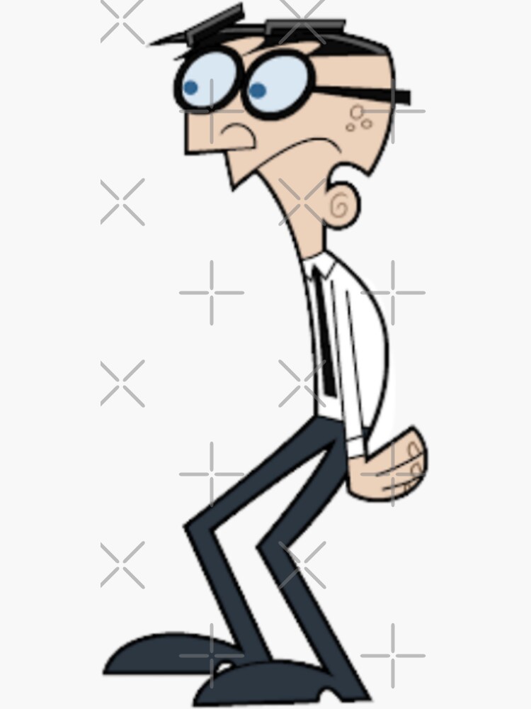 Pegatina «los padrinos mágicos señor crocker» de animedesigne4u | Redbubble
