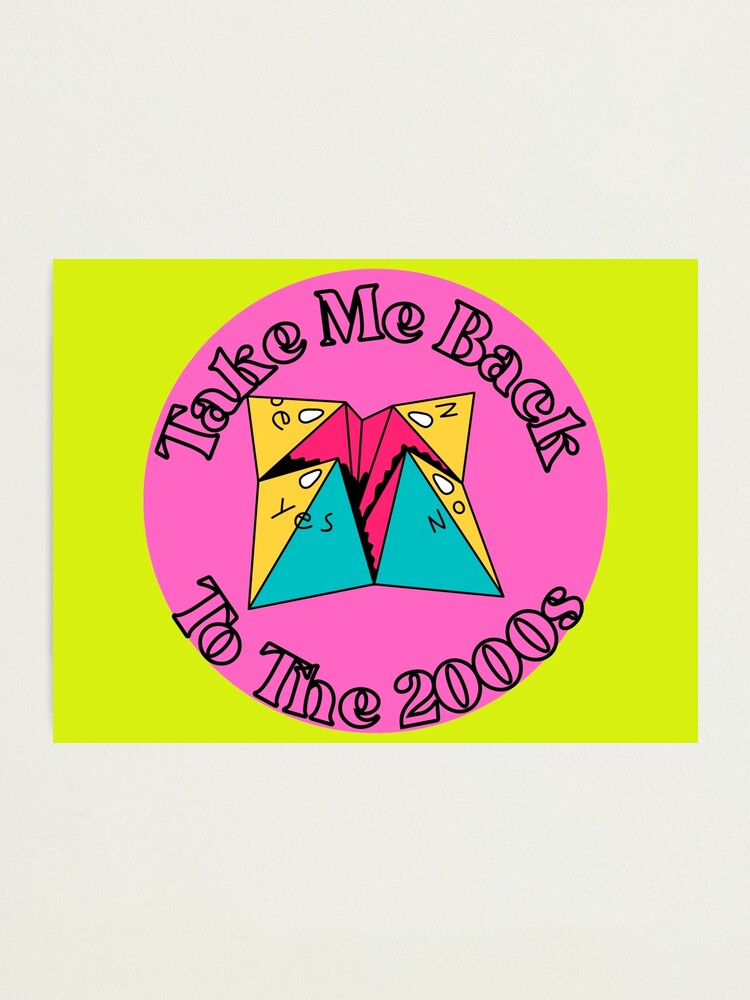 Lámina fotográfica «Colorido Take Me Back To The 2000s papel adivino ...