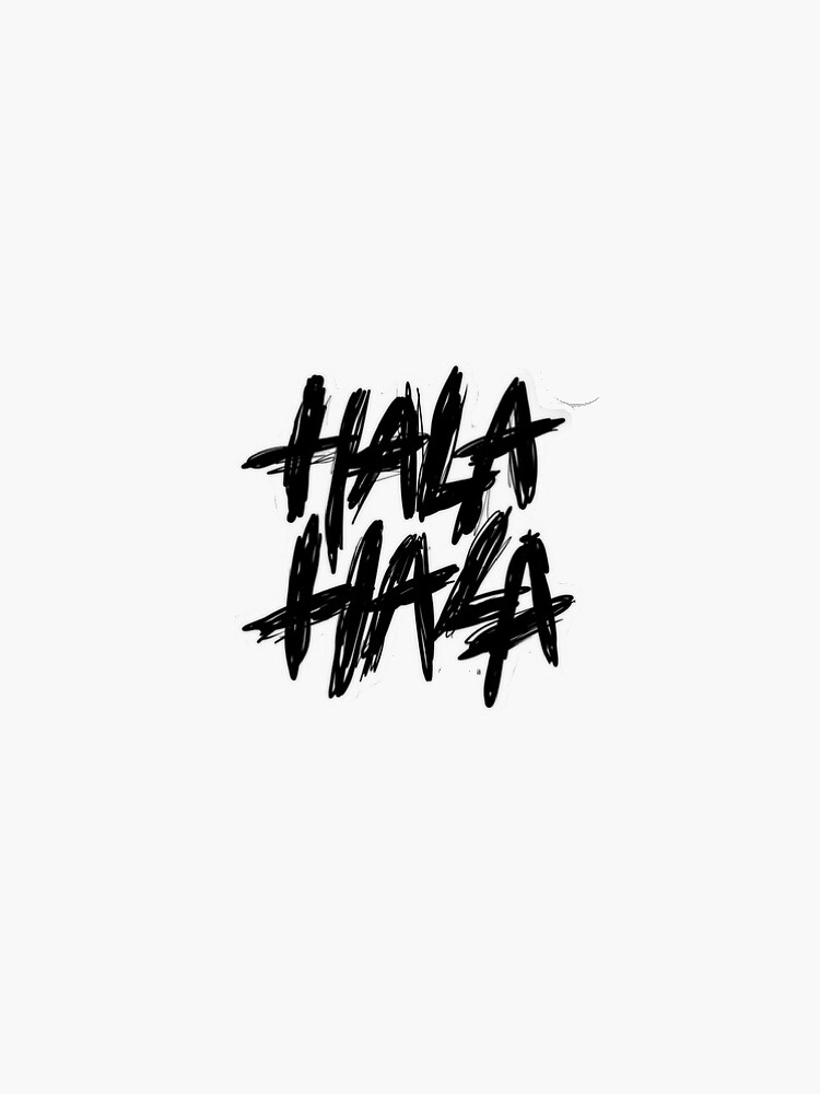"hala hala" Sticker for Sale by pumpkinapple | Redbubble