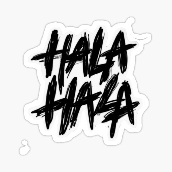 "hala hala" Sticker for Sale by pumpkinapple | Redbubble