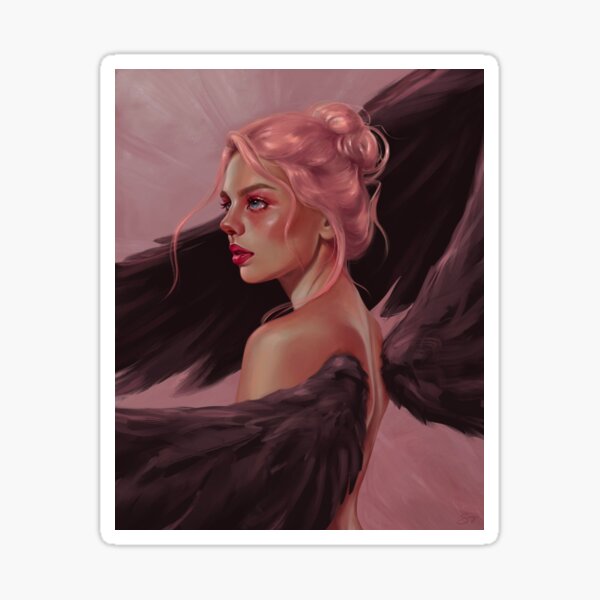 "Winged" Sticker for Sale by Sage-Elizabeth | Redbubble