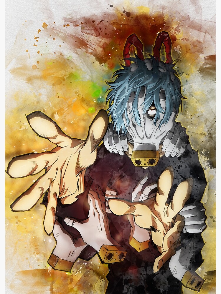 My Hero Academia Tomura Shigaraki Watercolor Artwork Poster For Sale By Disperateart
