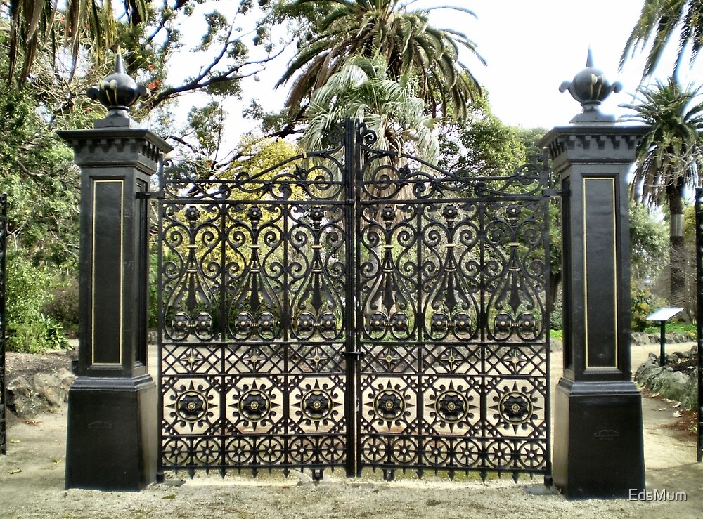 "Beautiful Gates - Williamstown Botanical Gardens" by EdsMum | Redbubble