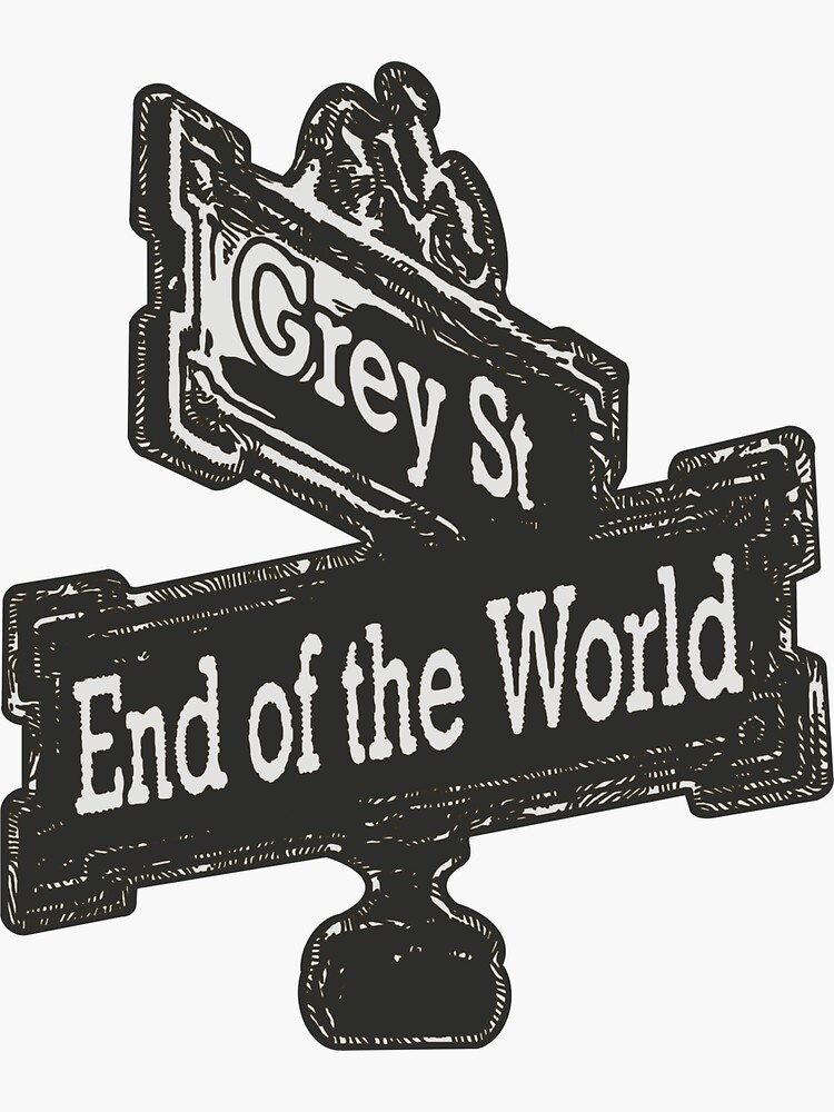 "Grey St Street Sign" Sticker for Sale by BetelgeuseX3 | Redbubble
