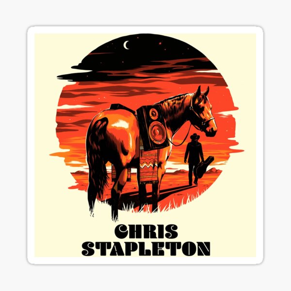 "CHRIS STAPLETON ALBUM 2022 ATINDEDEK1" Sticker for Sale by ...
