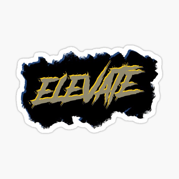 "Elevate" Sticker by BeastBarnett | Redbubble