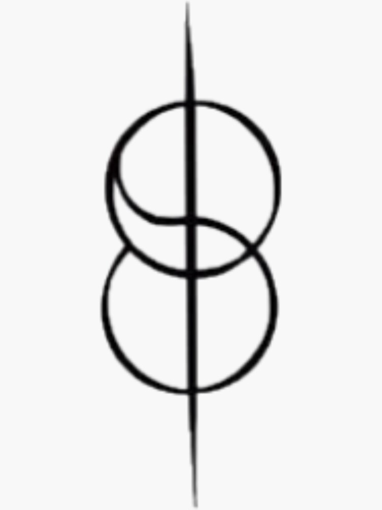 "Shifting Symbol" Sticker for Sale by banjoe47 | Redbubble