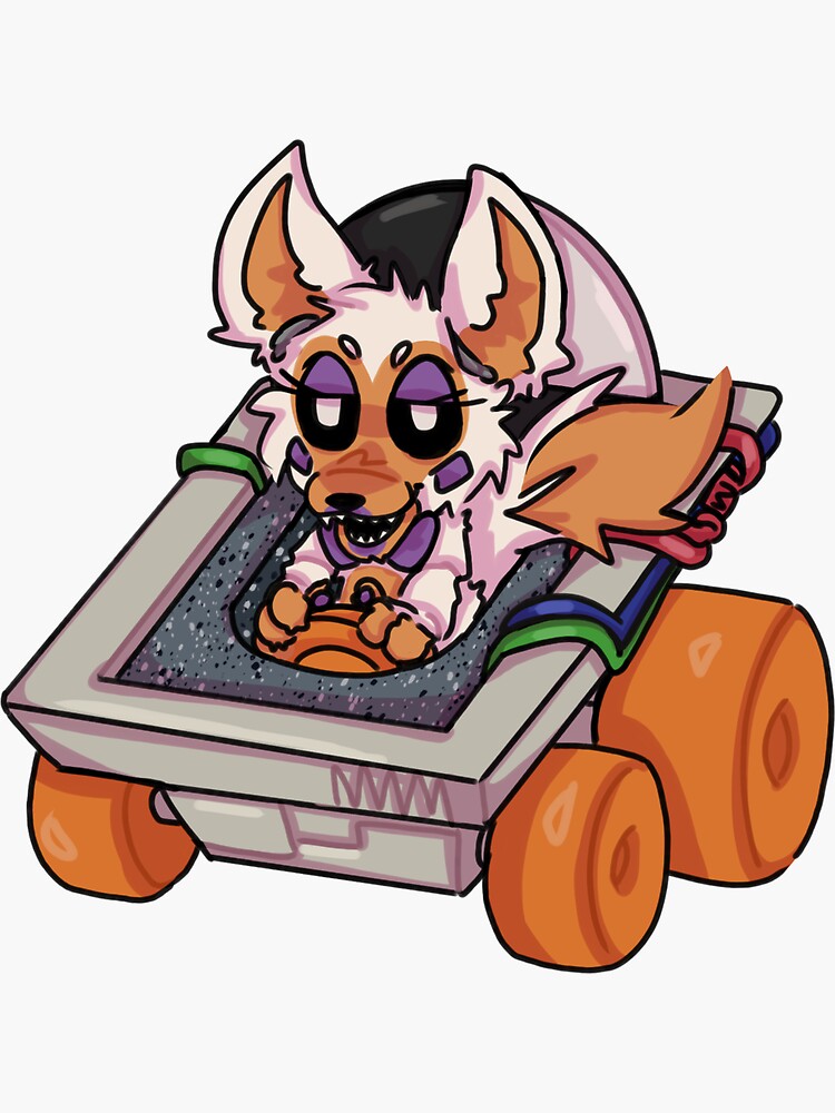 "LOLbit racer!" Sticker for Sale by WakkMoo | Redbubble
