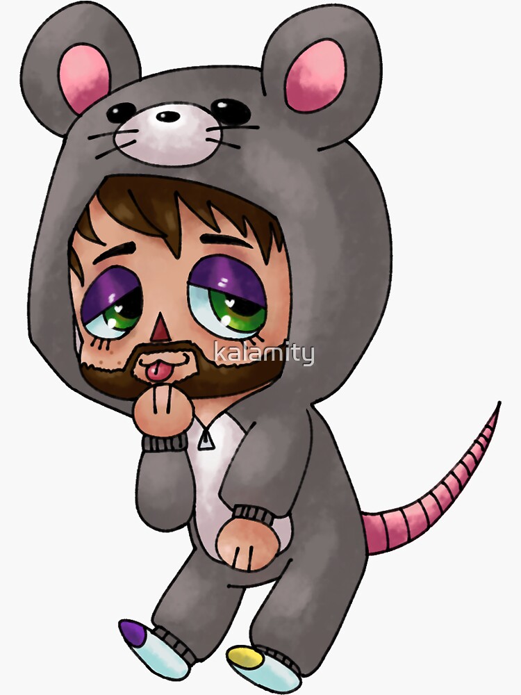 "Rat onesie Charlie" Sticker for Sale by kalamity | Redbubble
