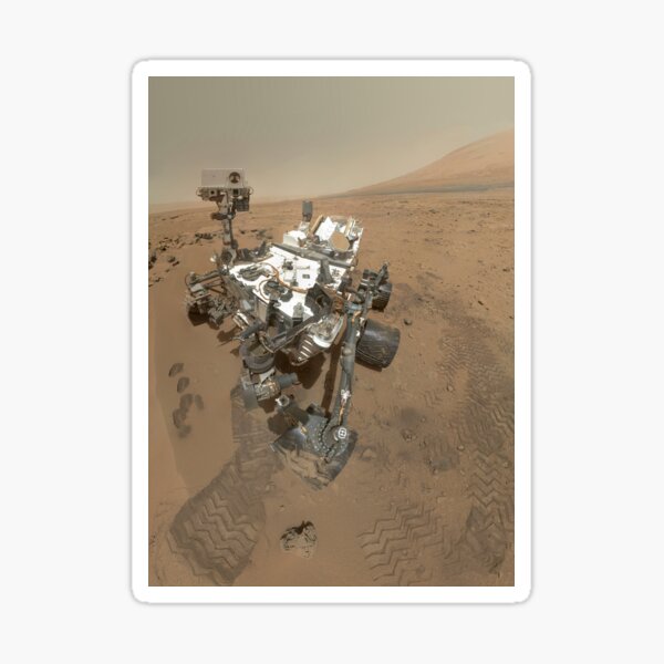 "Self-portrait of Curiosity rover in Gale Crater on the surface of Mars ...