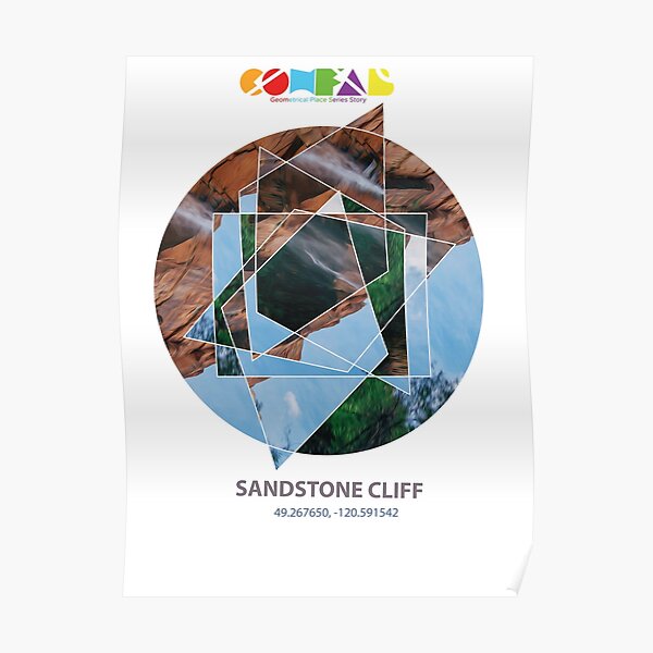 "SANDSTONE CLIFF" Poster for Sale by con-fab | Redbubble