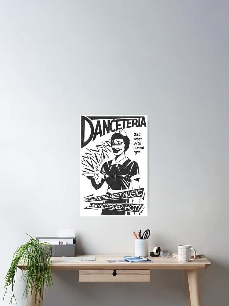 "Vintage Danceteria Defunct Nightclub NYC 70s DJ Live Music" Poster for ...