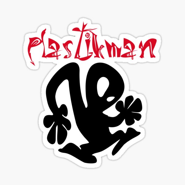 "Plastikman (Black Version)" Sticker for Sale by mantrithesan | Redbubble