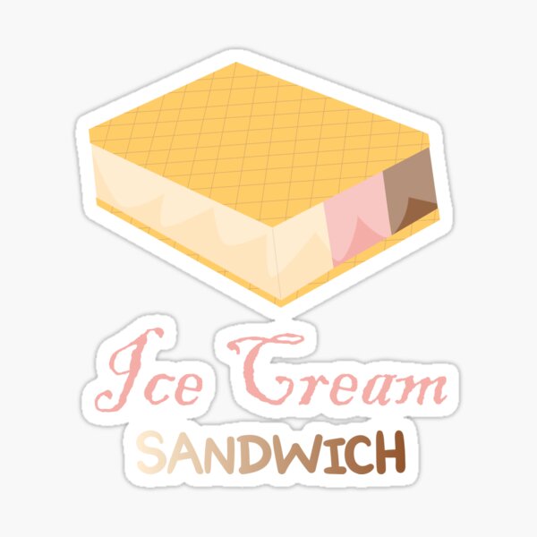 "Ice cream sandwiches" Sticker by phys | Redbubble