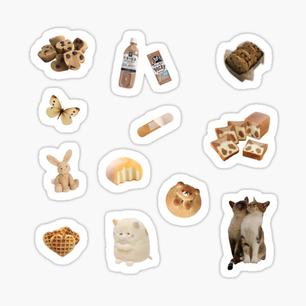 "brown sticker pack" Sticker by EmikoNamika | Redbubble