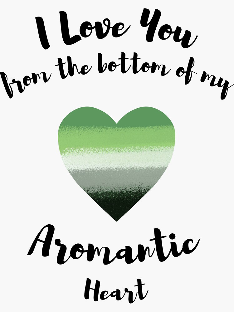 "Aromantic Heart" Sticker for Sale by MTBulayungan | Redbubble