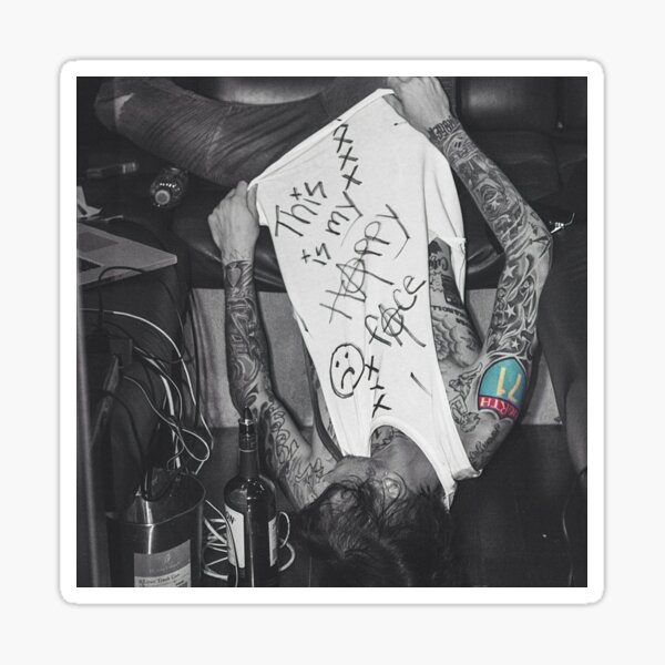 "Mgk Happy Face Sticker" Sticker by karlysulli | Redbubble