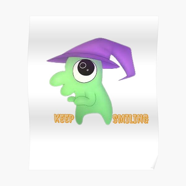 "Smiling Friends Gleb _ keep smiling " Poster by Hujjam | Redbubble