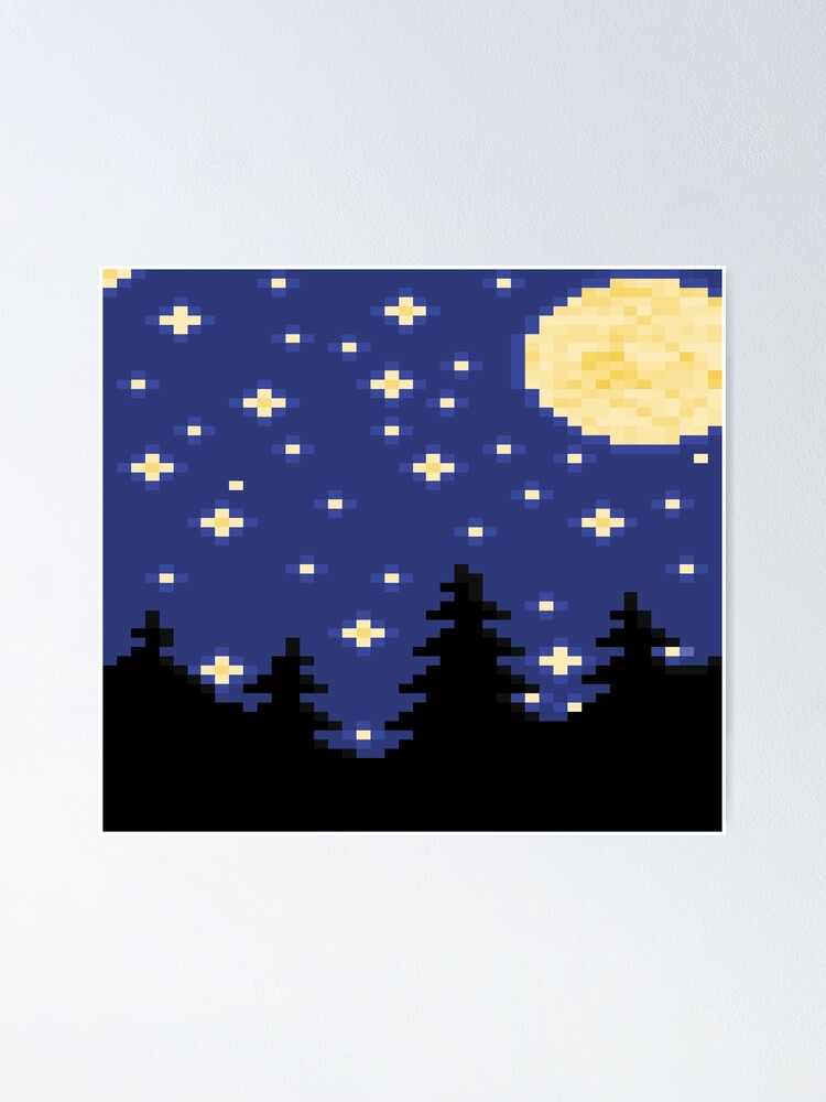 "Midnight Sky" Poster by Pixelscape | Redbubble
