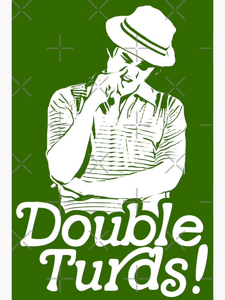 "Spaulding Smails Double Turds! Caddyshack Golf Quote" Sticker for Sale ...