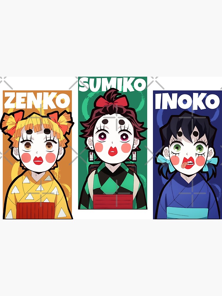 Poster « Demon Slayer Zenko Sumiko Inoko dans Entertainment District ...
