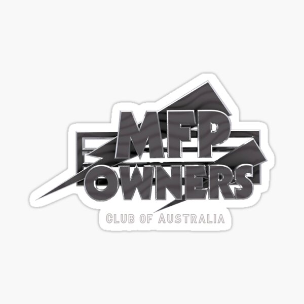 "MFP Owners Club Logo" Sticker for Sale by MFPOC | Redbubble