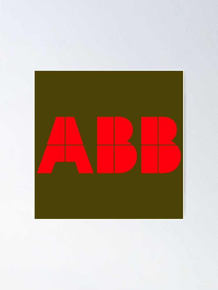 "ABB design" Poster for Sale by rokkydela | Redbubble