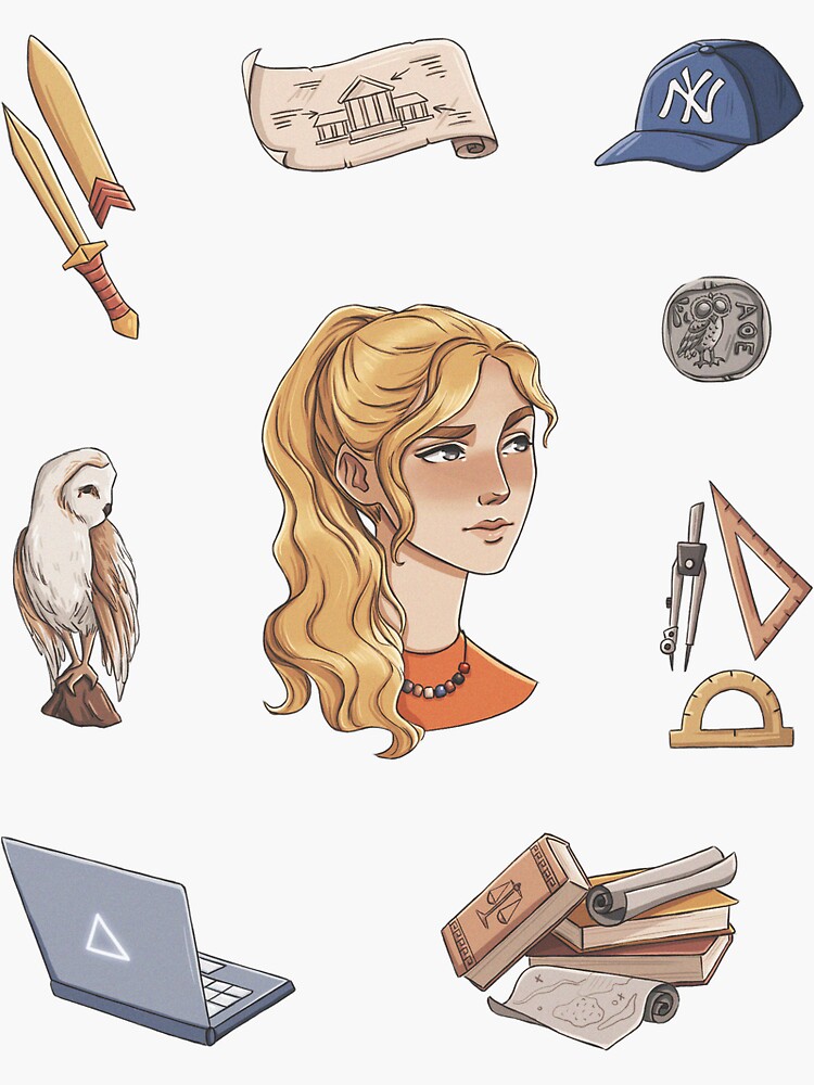 "Annabeth's Moodboard" Sticker for Sale by innapya | Redbubble