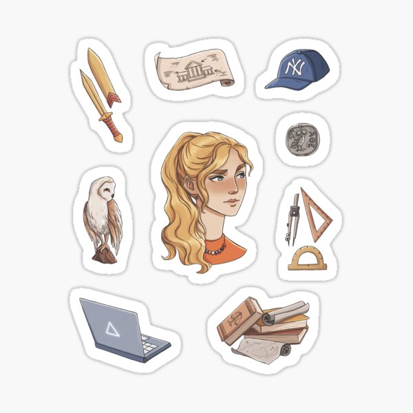 "Annabeth's Moodboard" Sticker for Sale by innapya | Redbubble