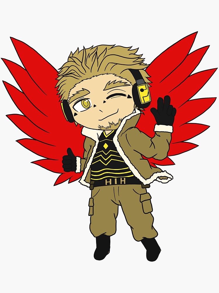 "Chibi Hawks" Sticker for Sale by samimccarty | Redbubble