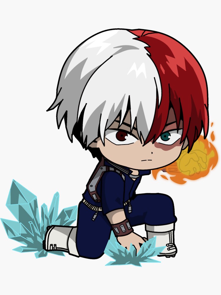 Pegatina «Edición de My Hero Academia - ¡Chibi Shoto!» de Chimera ...