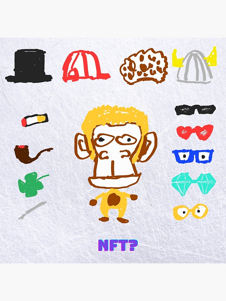 "very basic nft" Poster for Sale by poptroversy | Redbubble