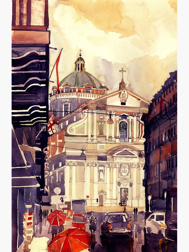 "Rome Il Gesu" Art Print for Sale by Maja Wrońska | Redbubble