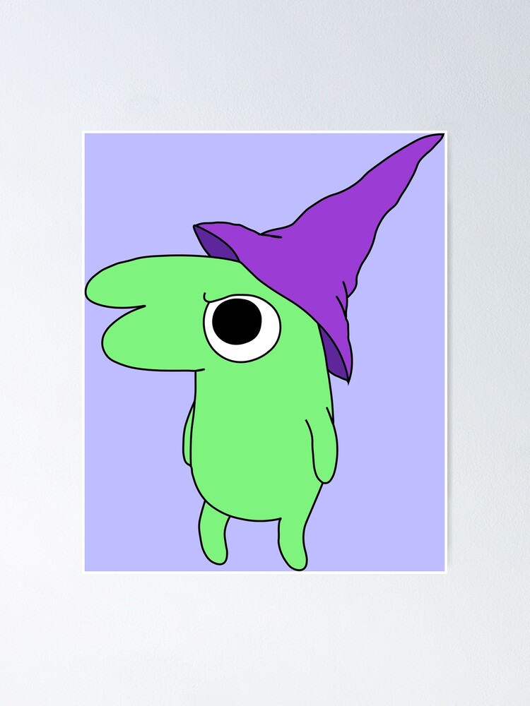 "Angry Glep from Smiling Friends" Poster by aniajames9 | Redbubble