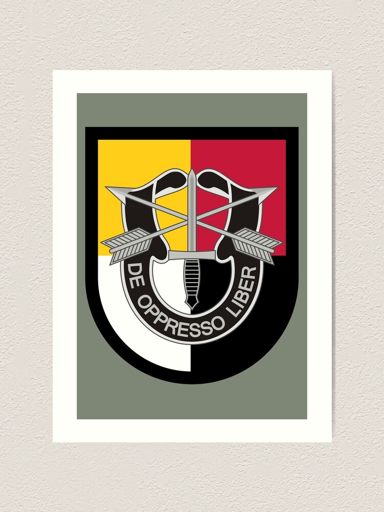 "3rd Special Forces Group (United States)" Art Print by wordwidesymbols ...