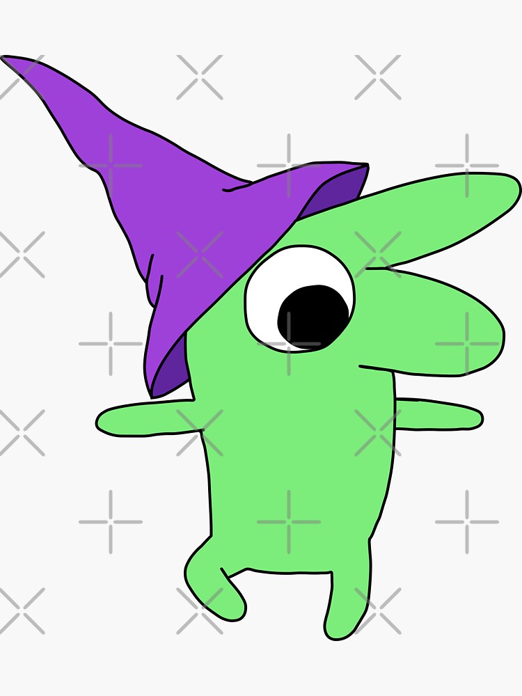 "Dancing Glep from Smiling Friends" Sticker by aniajames9 | Redbubble