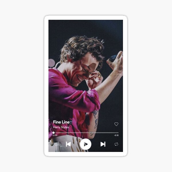 "fine line/sticker" Sticker for Sale by watermelown4 | Redbubble