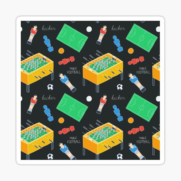 "Futbolin" Sticker by runlenarun | Redbubble