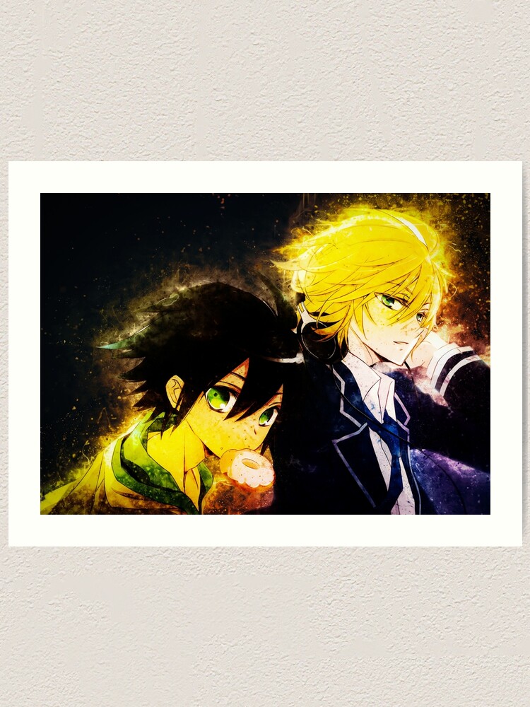 Mikaela Hyakuya Hyakuya Yuuichirou Seraph Of The End Art Print For Sale By Spacefoxart Redbubble