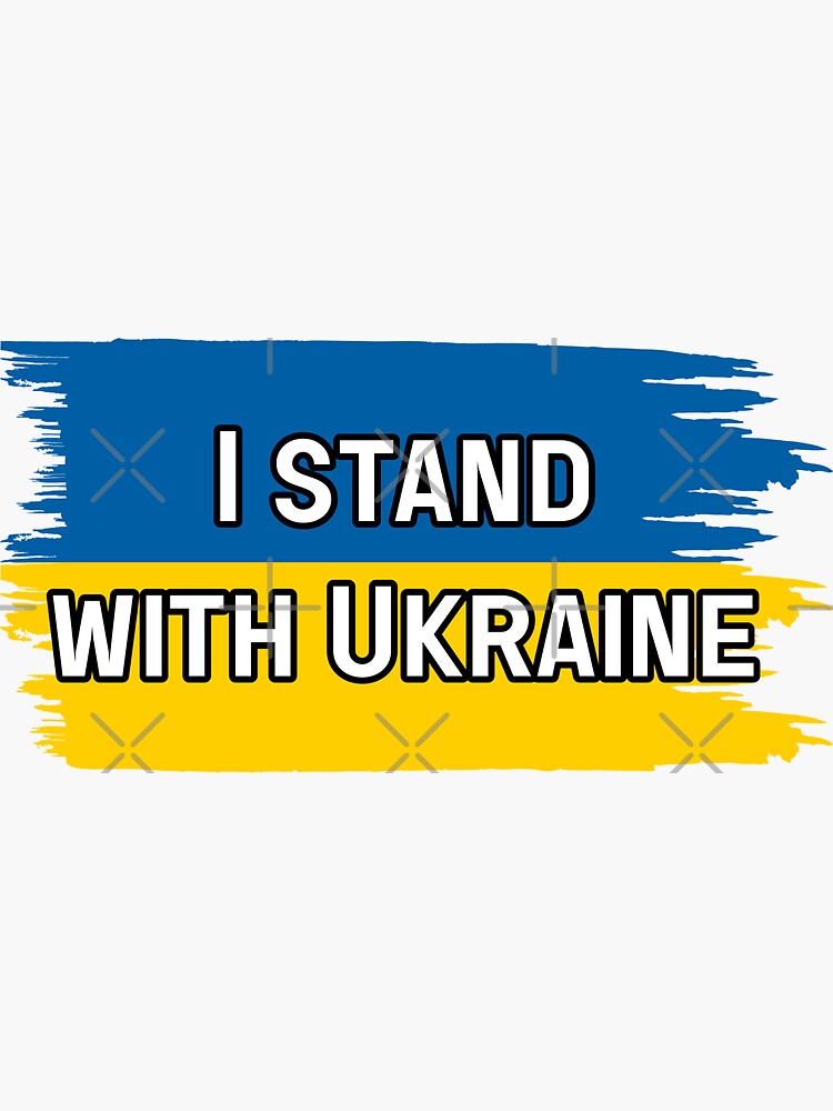 Ukraine Blue Yellow Stickers Support Ukraine vinyl decals Ukraine car ...