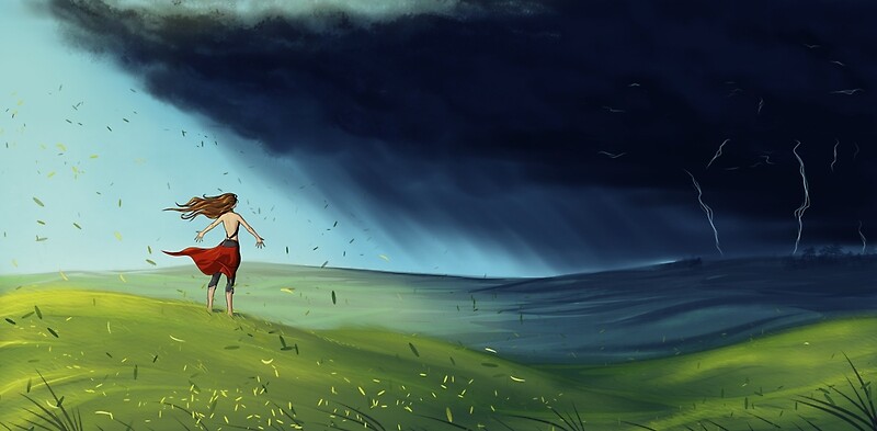 "Coming storm" by WorldsRover | Redbubble