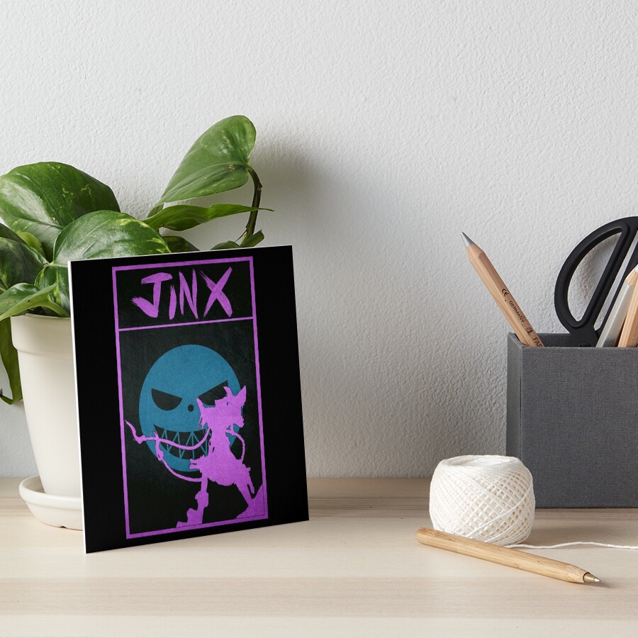 "Jinx Arcane Tarot Card - Arcane Scene Fan Art " Art Board Print by ...