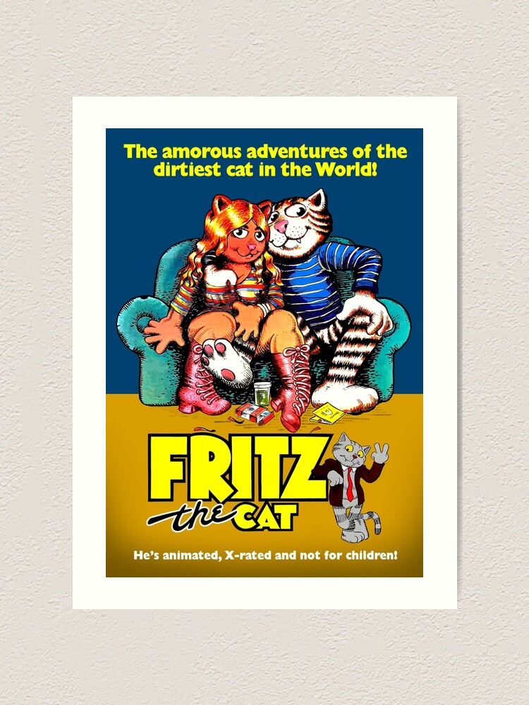 "fritz the cat " Art Print for Sale by shnooks | Redbubble